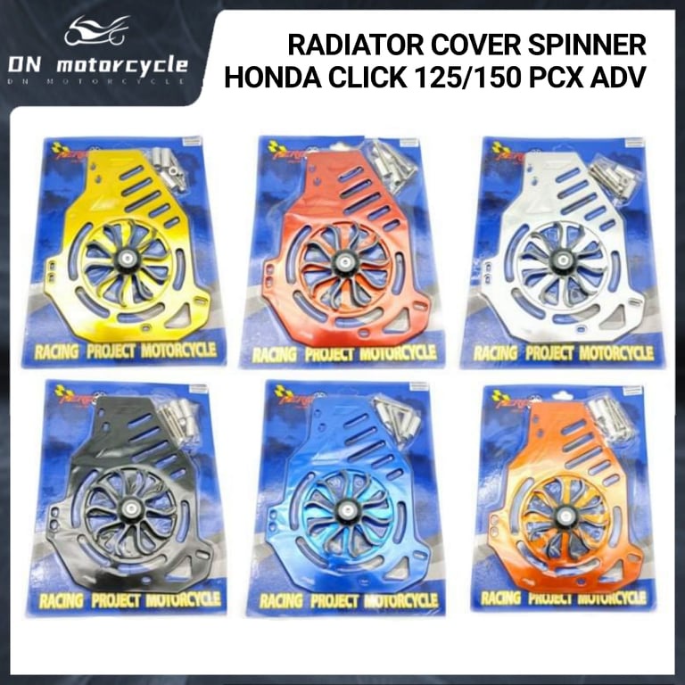 Radiator Cover For Honda Click 125/150 PCX ADV Spinner Design With ...