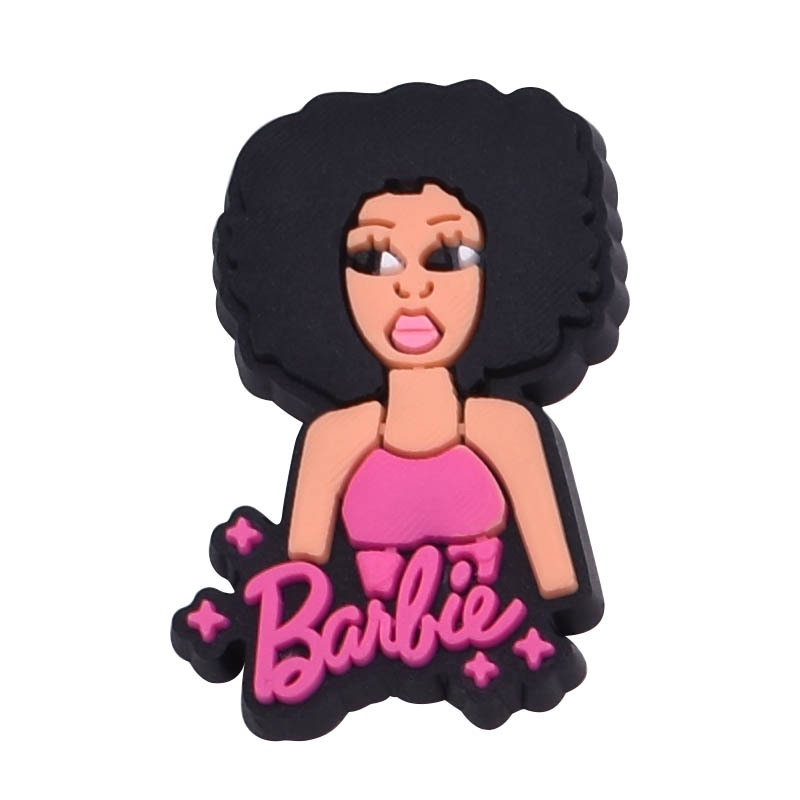 Shoes Charms for Crocs Jibbitz Pins Princess DIY Button Barbie the Girl ...
