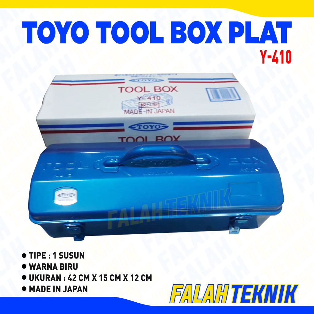 TOYO TOOL BOX PLATE Y-410 BOX PLACE EQUIPMENT made in japan | Shopee ...