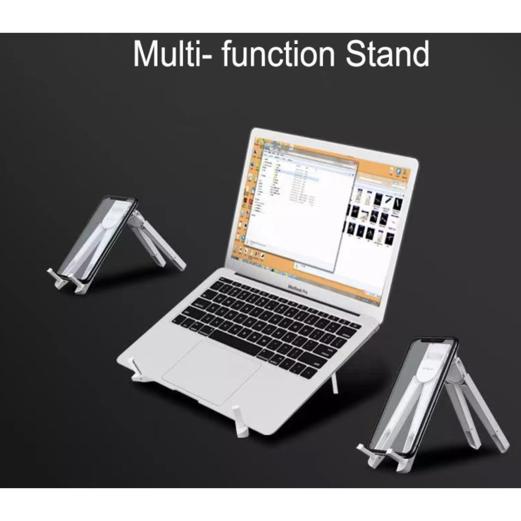 Multifunction Foldable Multi Angle Gadget Stand (for Laptop, Tablet or ...