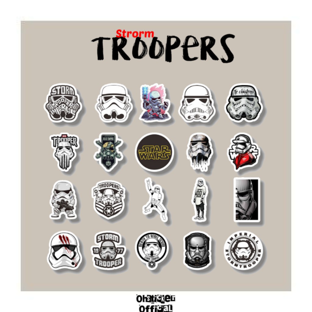 Sticker TUMBLR STORM TROOPERS PACKAGE STICKER CASE Mobile LAPTOP ...