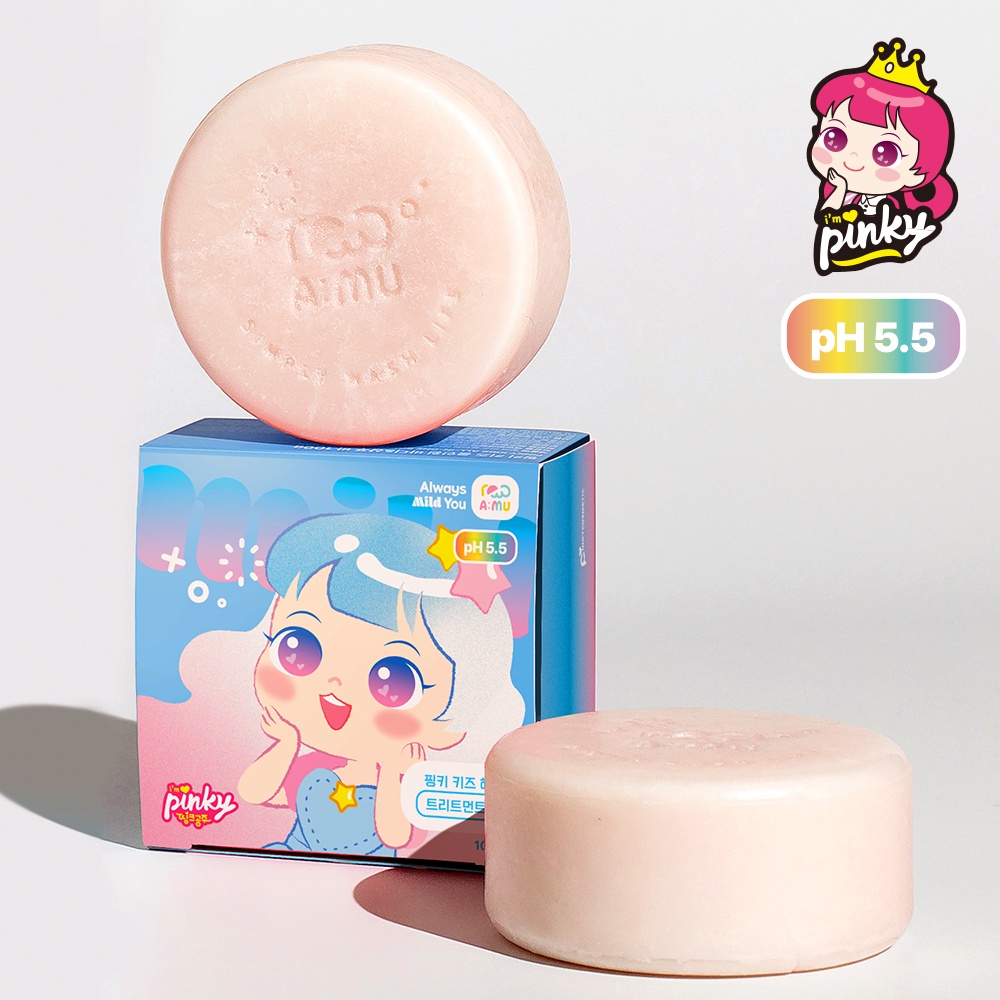 I'm Pinky Kids Hair Conditioner Bar (weakly acidic) 100g | Shopee ...