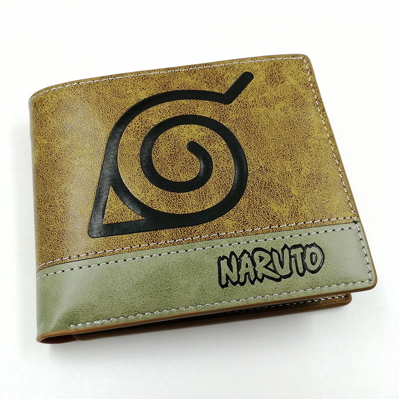 Anime Naruto Shippuden Konoha Short Wallet Hatake Kakashi Anime Purse ...