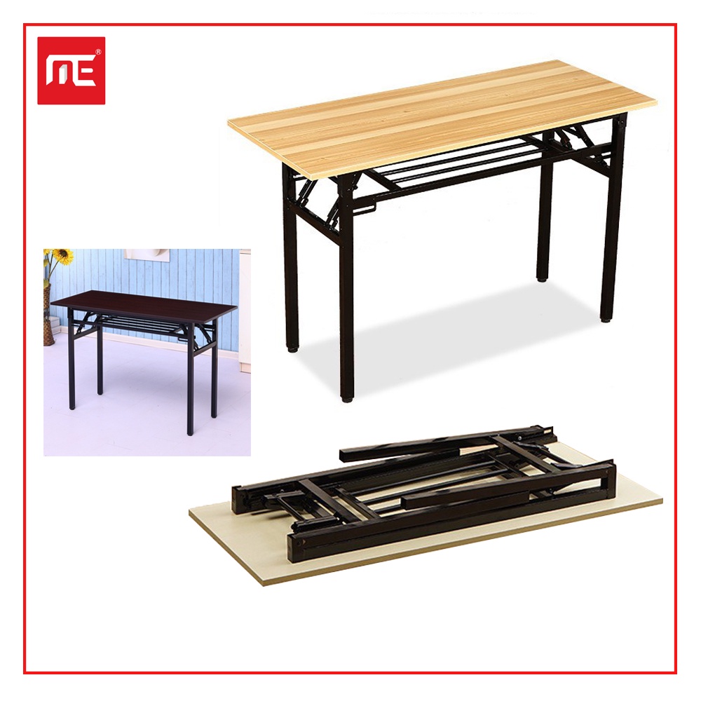 2 Layer Foldable Table 80 cm (80 cm X 40 cm X 75 cm)/Home or Office ...