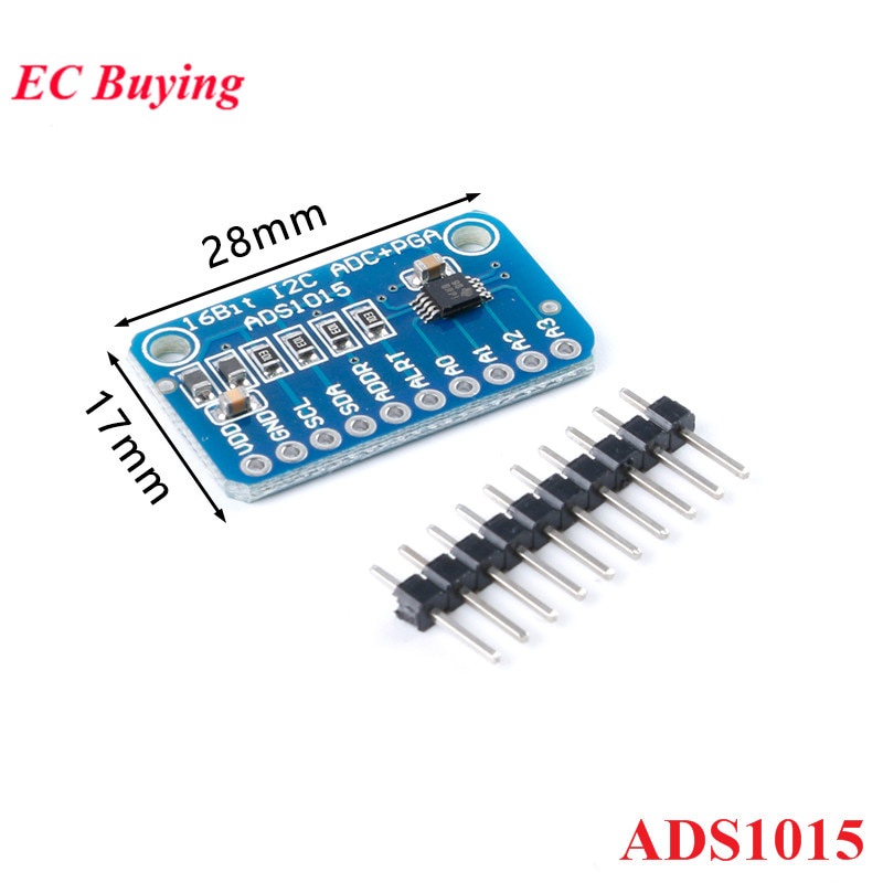 16 Bit I2C IIC ADS1115 ADS1015 ADS1118 Converter Module PCA9306 ADC ...