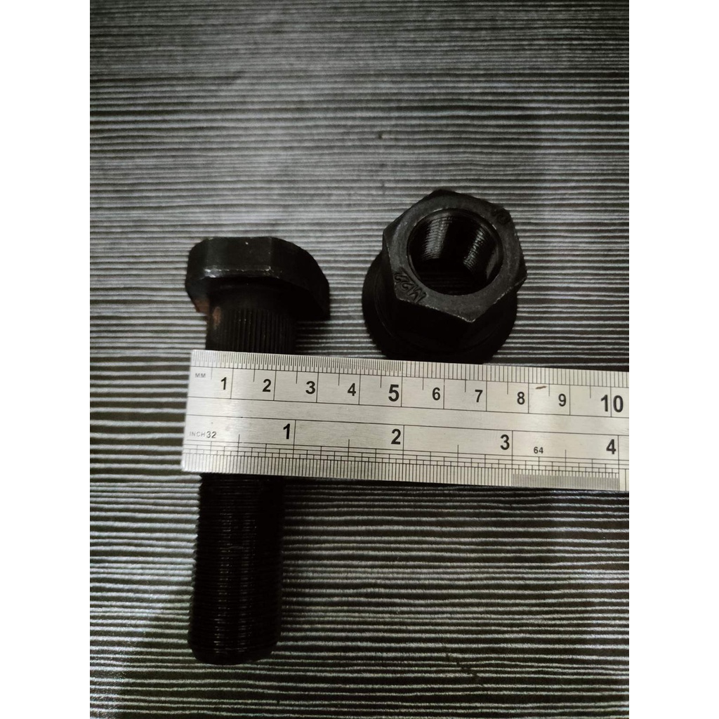 WG9100410104 / 199000410104 1PC HUB BOLT W/ SPLINE FRONT 23MMX100MM ...