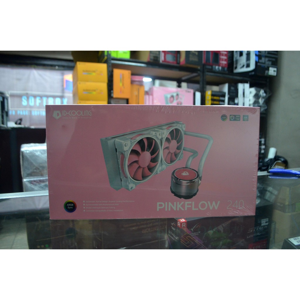 Id Cooling Pinkflow 240 Rf Remote Argb Pink/Diamond | Shopee Philippines