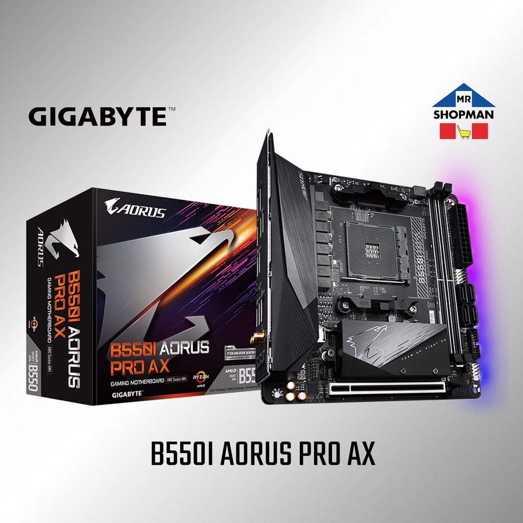 Gigabyte Aorus B550i Pro Ax Wifi Motherboard | Shopee Philippines