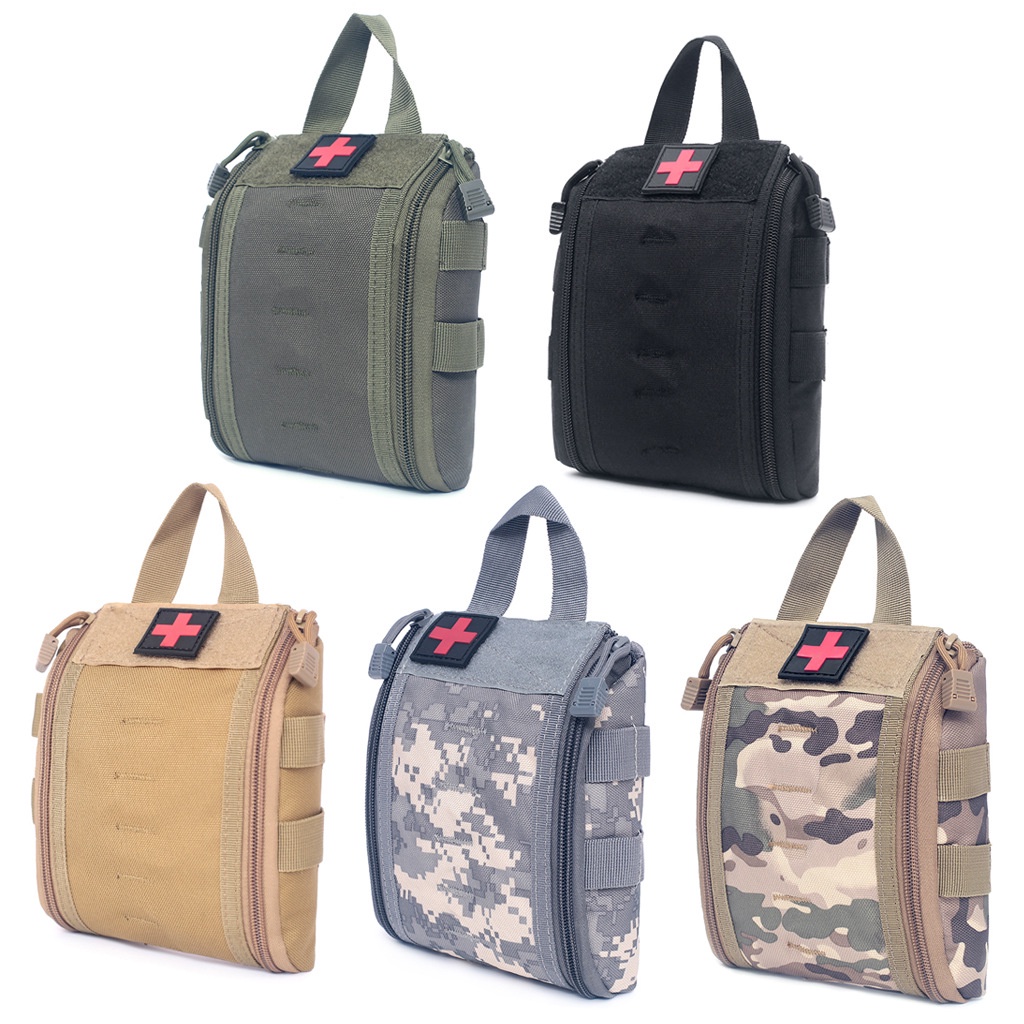 Multifunctional medical bag outdoor camouflage waist bag first aid kit ...