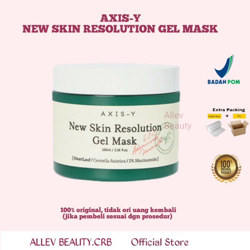 Axis-y NEW SKIN RESOLUTION GEL MASK 100ml | Shopee Philippines