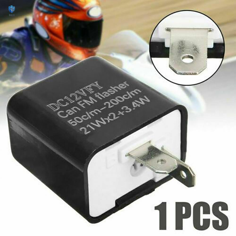 2-Pin Flasher Relay 12V 1pc 42W ABS Black 50 Times/min To 200 Times ...