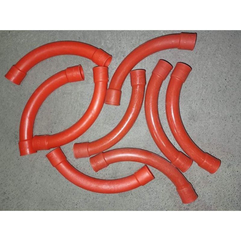 GOFLEX PVC Long Elbow Orange 1/2" 18Inch | Shopee Philippines