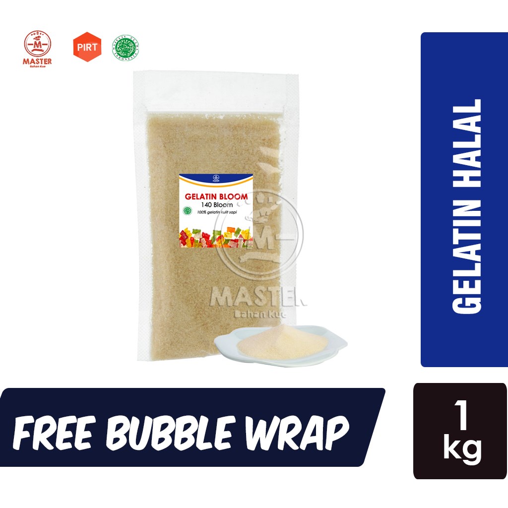 Halal Gelatin Powder / Bloom Gelatin / Beef Gelatin [ 1kg ] | Shopee ...