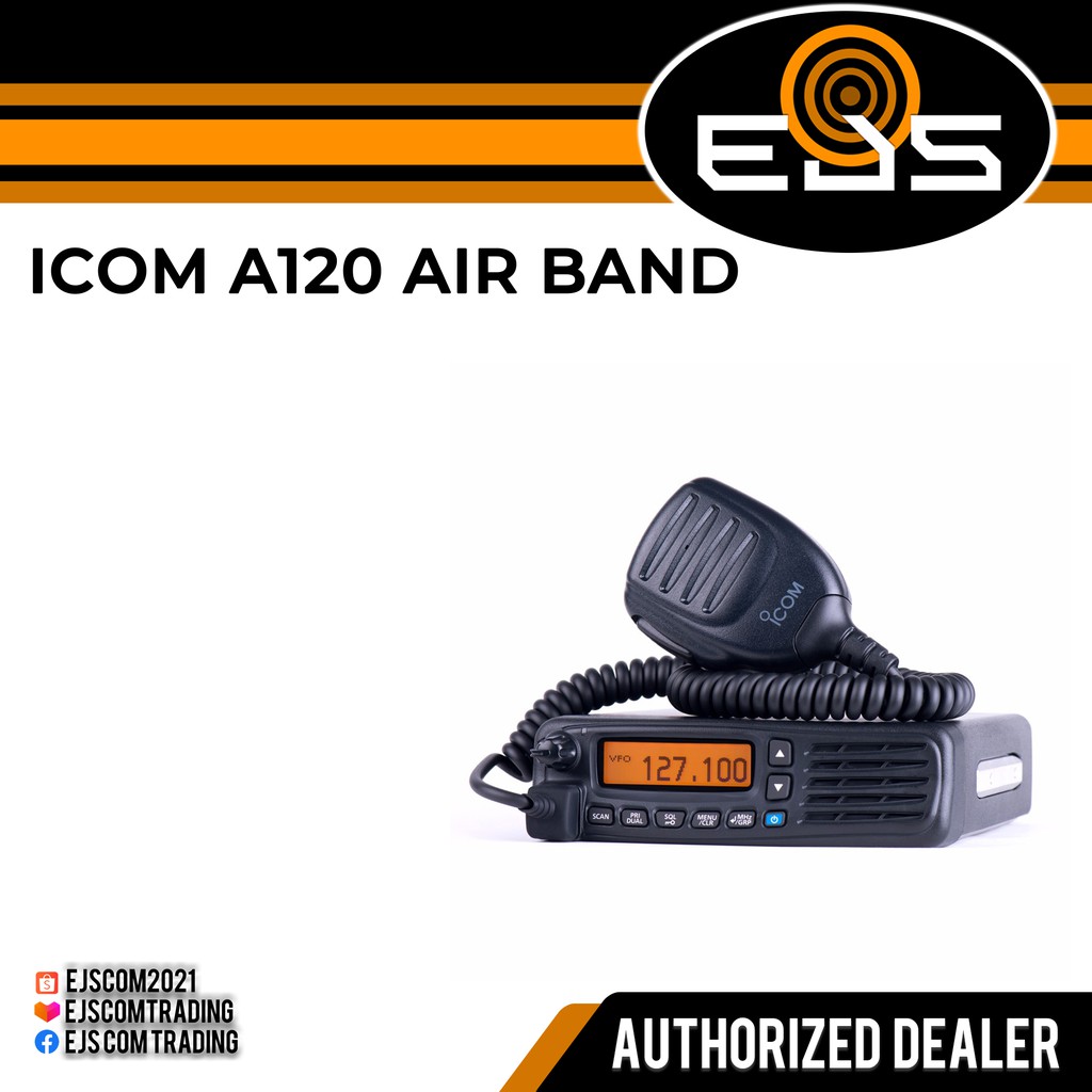 ICOM A120 VHF Airband Radio | Shopee Philippines