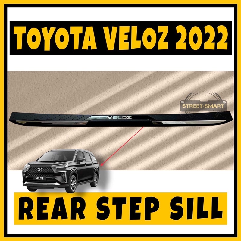 TOYOTA VELOZ 2022-2025 REAR STEP SILL | Shopee Philippines