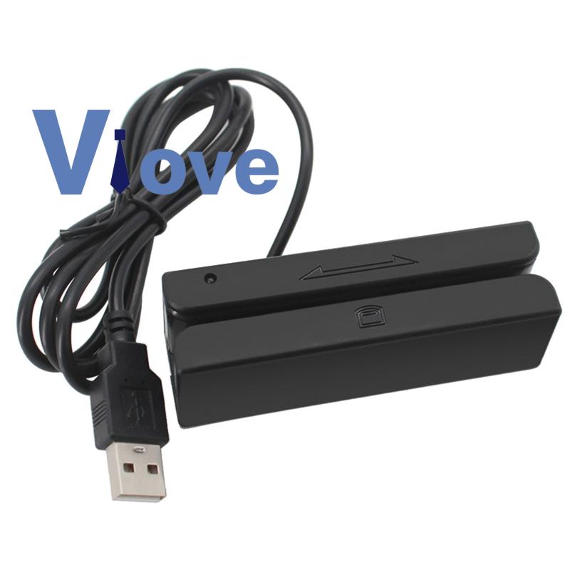 MSR90 USB Magnetic Strip Card Reading Machine Card Reader Stripe 3 ...