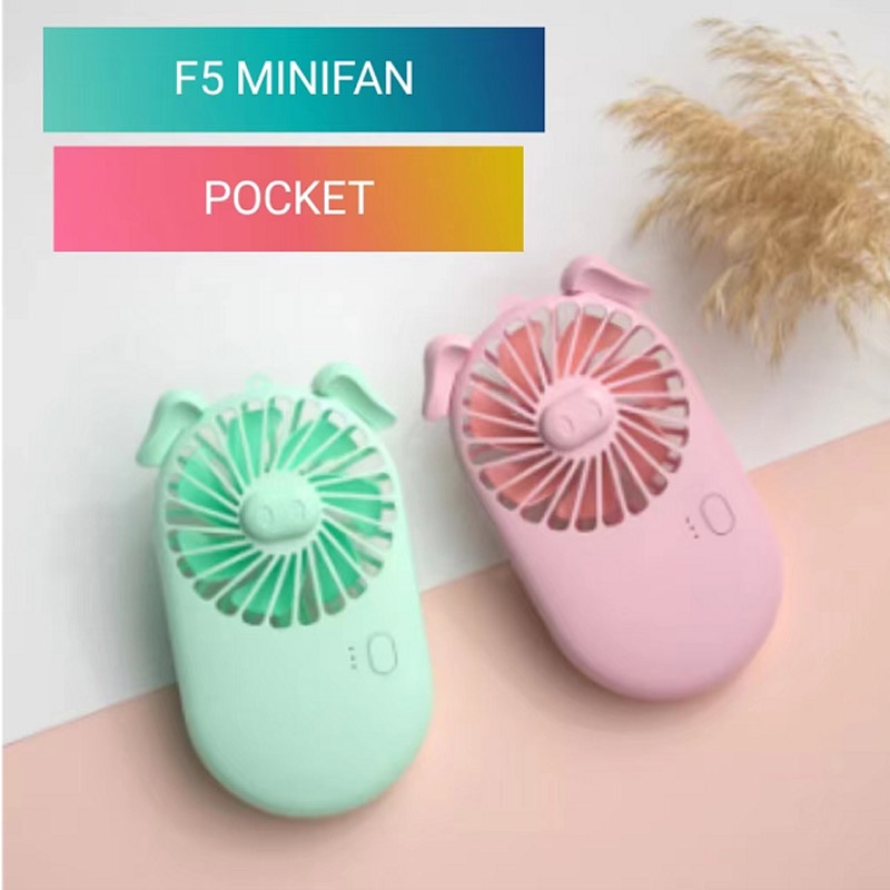 Portable Fan F5 USB 3 Level Handy Fan Charging Fan ffshop | Shopee ...