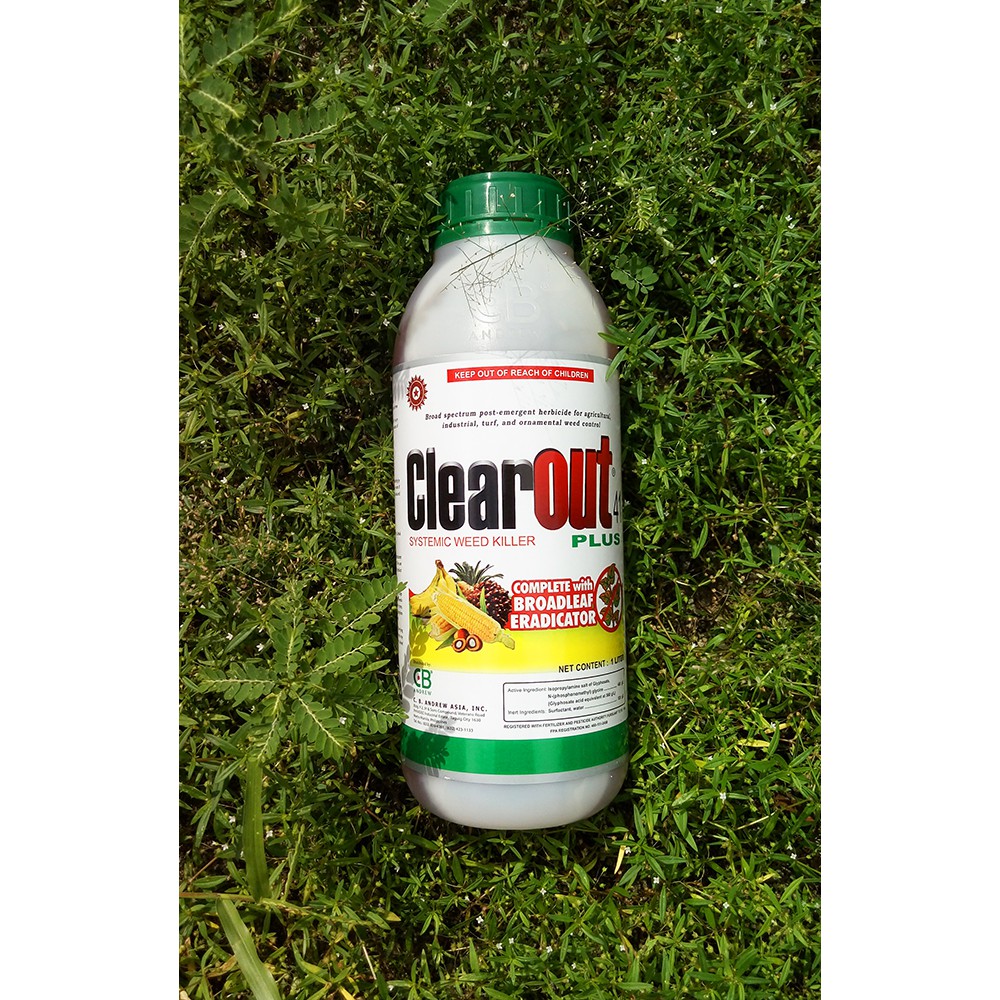 ClearOut Plus 41 1L Herbicide Pamatay damo Spray (Grass cutter/Pamatay ...