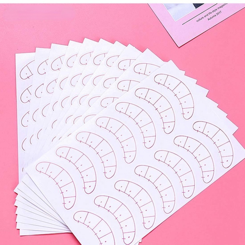 Mikiwilash Eyelashes Extension Practice Eye Pads Eyelash Mapping ...