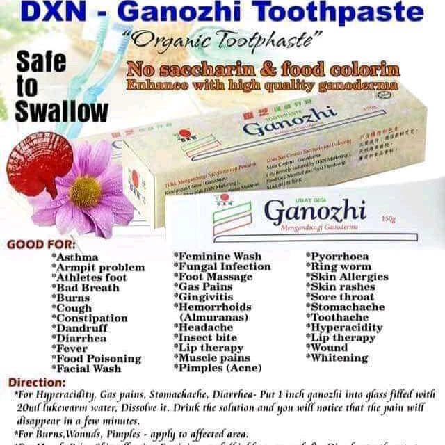 DXN GANOZHI TOOTHPASTE (the magic toothpaste) | Shopee Philippines