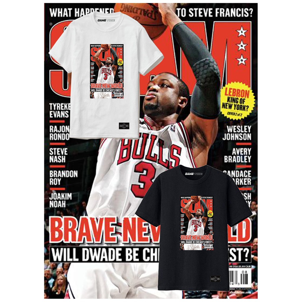 Dwyane Wade NBA Slam Poster Shirt | Shopee Philippines