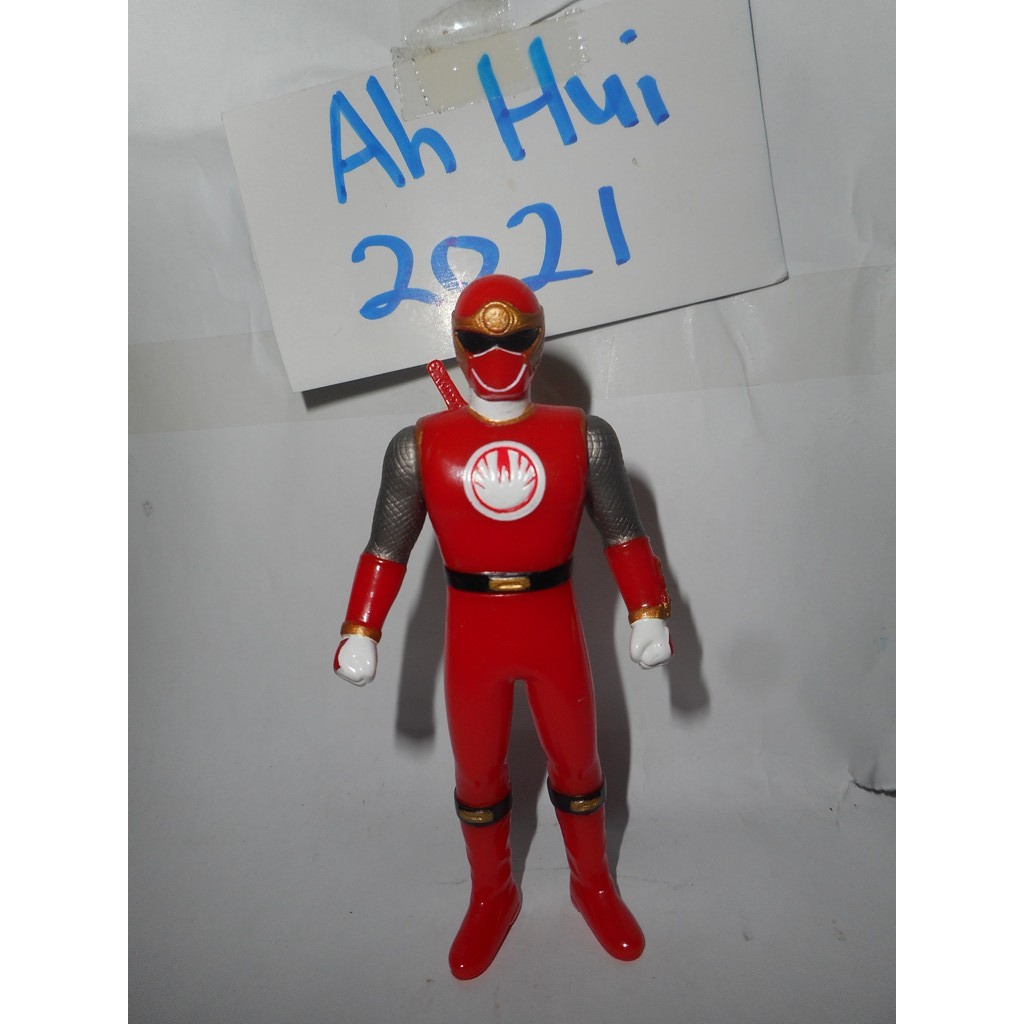 100% ORIGINAL BANDAI Candy Toy Sofubi Hero Hurricane Super Sentai Red ...