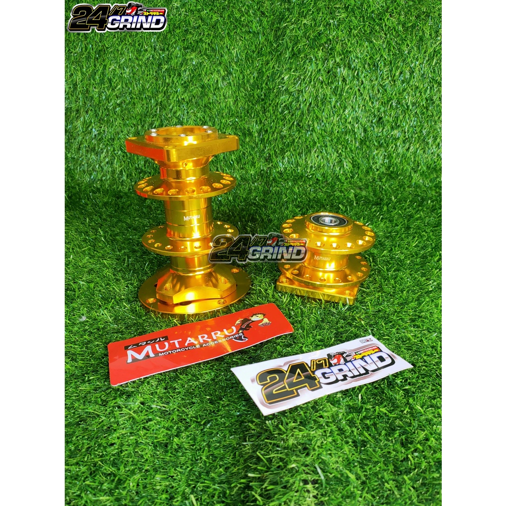 RAIDER 150 / WAVE 125 / XRM 125 MUTARRU CNC LIGHTEN HUB 2 in 1 ( GOLD ) | Shopee Philippines