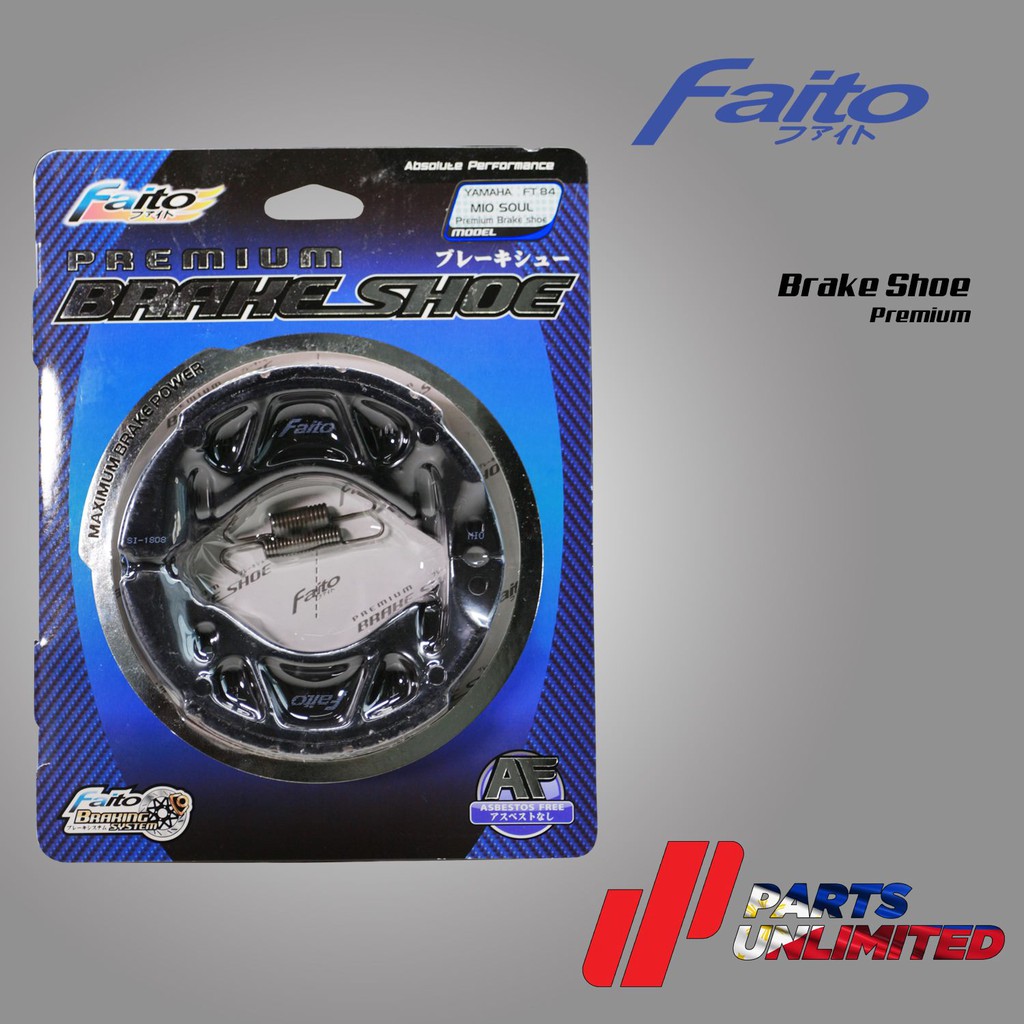 FAITO BRAKE SHOE PREMIUM SUZUKI SMASH SHOGUN SKYDRIVE 125 BURGMAN ...