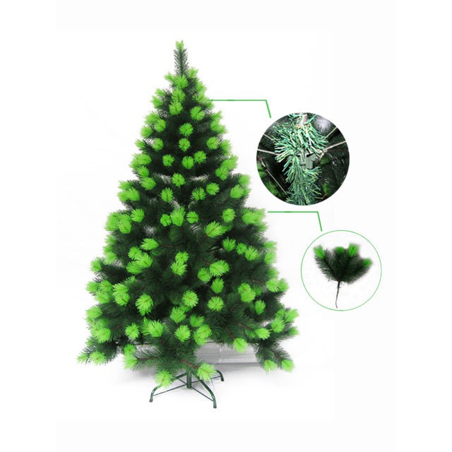 150cm\5 feet two colors of light green Christmas tree YYFT | Shopee ...