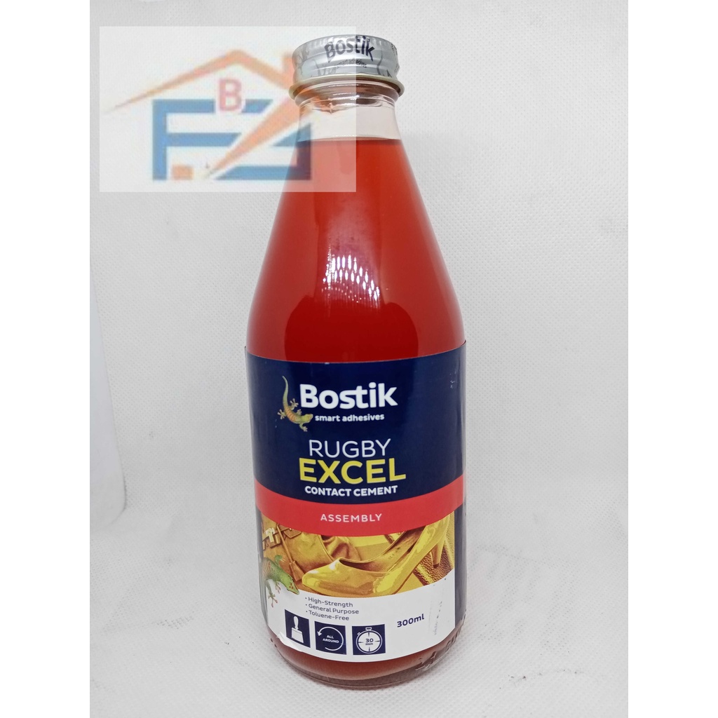Bostik Rugby Original / Excel Contact Cement Adhesive (300ML/45ML ...