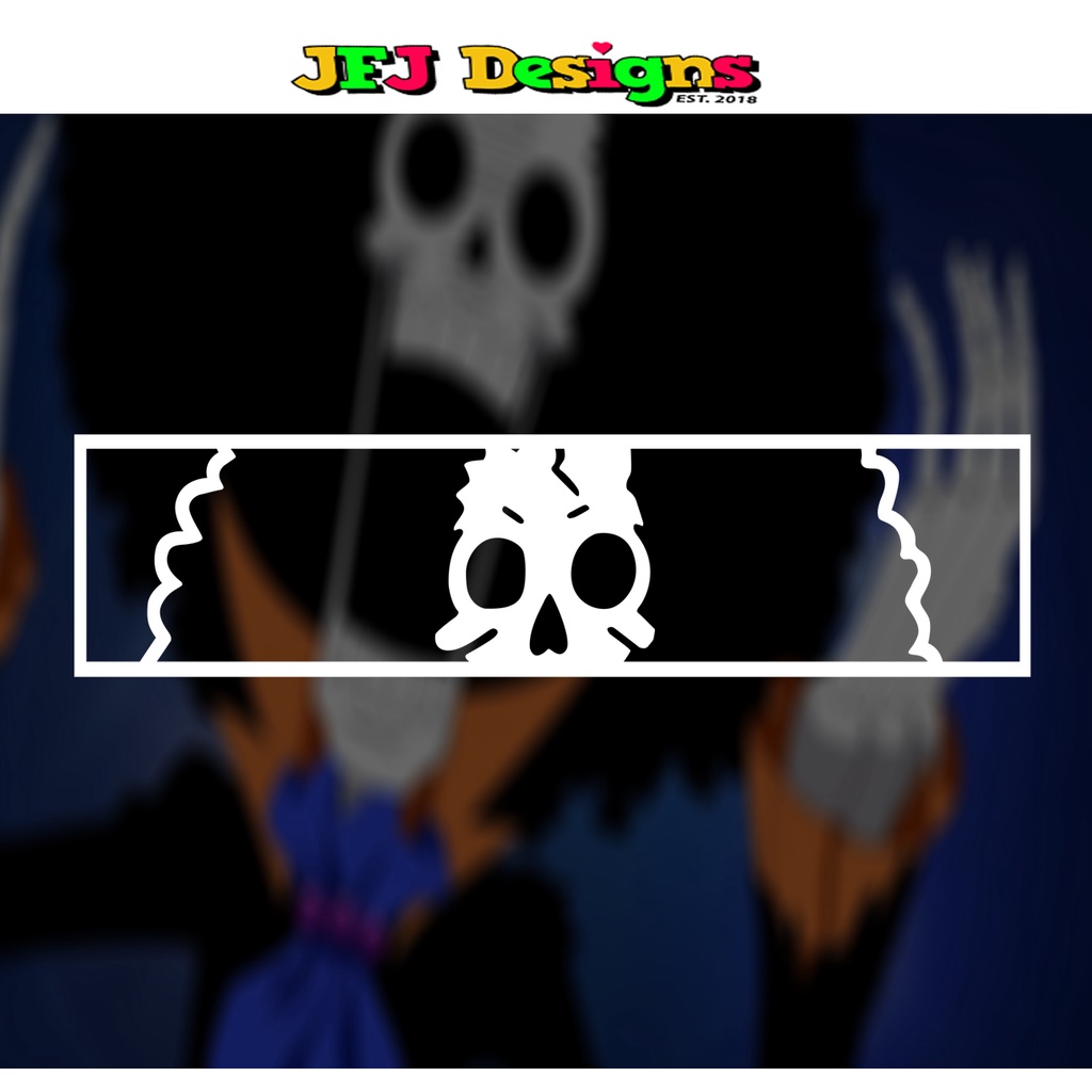 ONE PIECE BROOK CUTOUT VINYL STICKER | Shopee Philippines