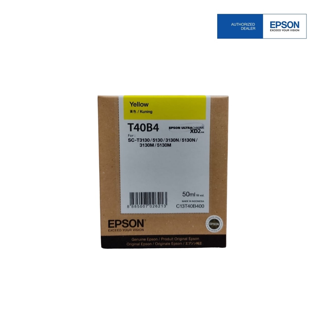 Epson SureColor T3130 T3130N T5130 Yellow 50ml C13T40B400 | Shopee ...