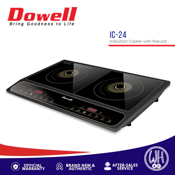 Dowell IC-24 Induction Cooker with free Stainless Steel Cooking Pot ...