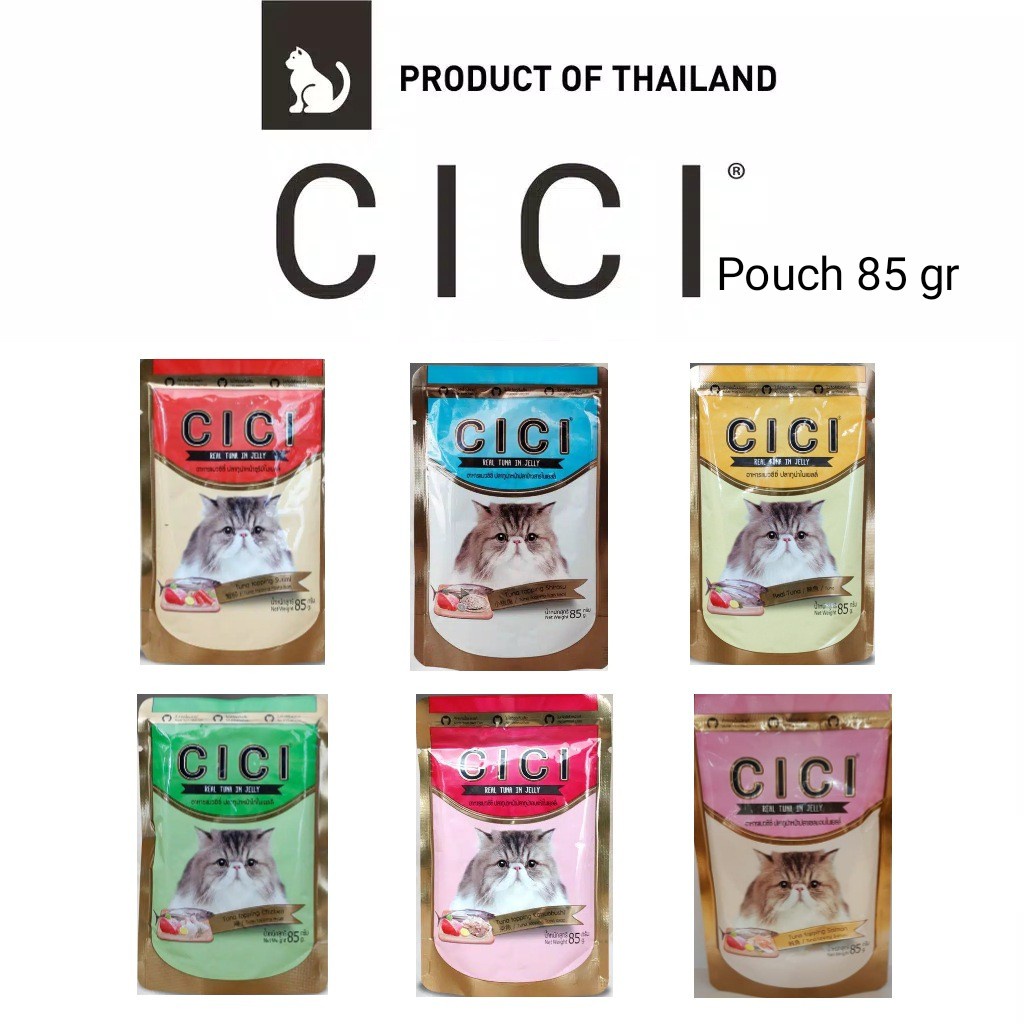 CICI wet cat food pouch adult/kitten 85gr | Shopee Philippines