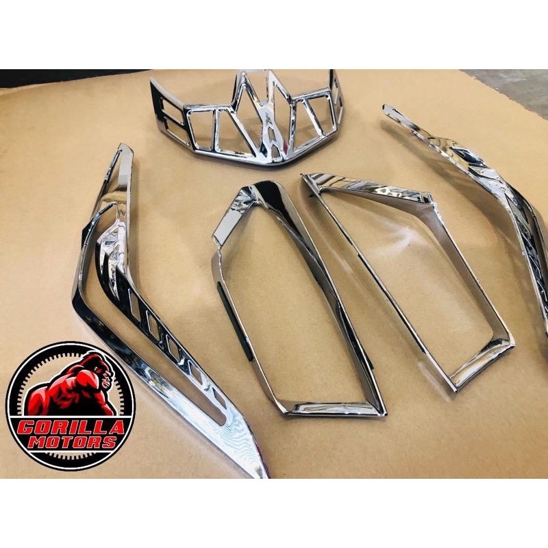 3in1 Chrome Garnish Original - Honda Click V2 125/150 2018-2021 ...