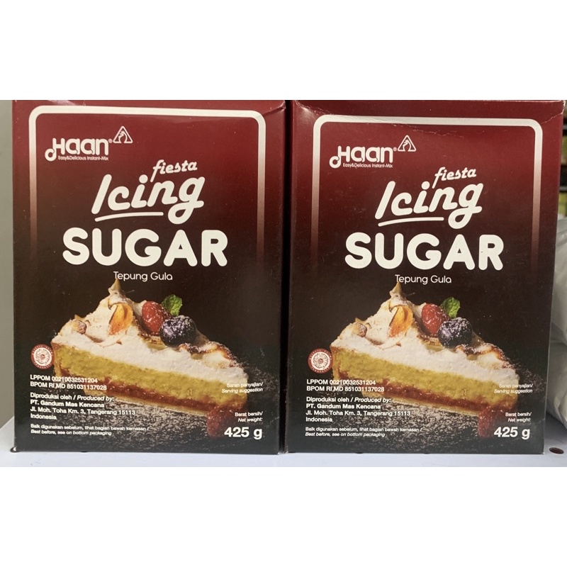 Haan Fiesta Icing Sugar 425gr | Shopee Philippines