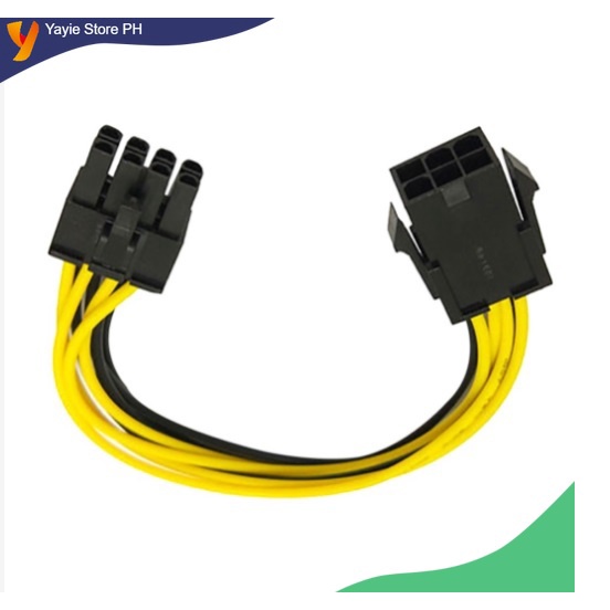 6 pin to 8 pin Extension Converter | Shopee Philippines