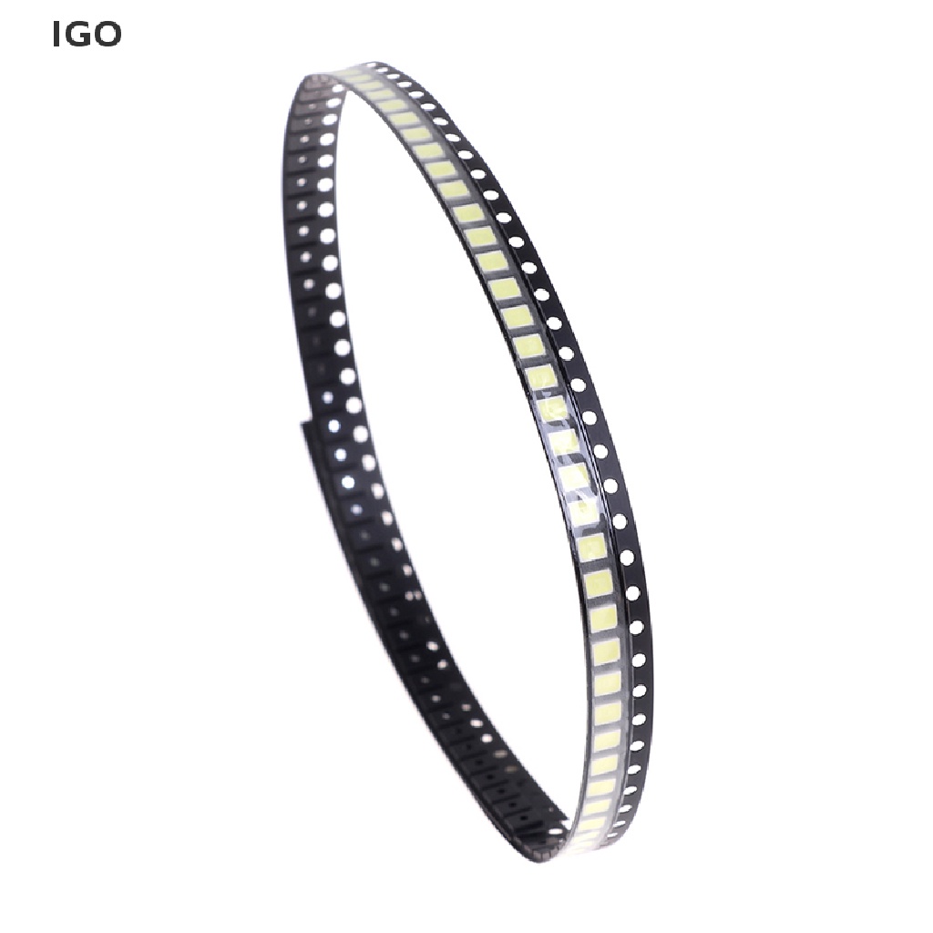 IGO 100Pcs 3030 SMD LED Beads 1W 3V/6V/9V Cold White Light For TV LED ...
