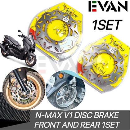 EVAN.SHOP (1set) Nmax /v2 Front and Rear Disc Brake Disc Plate 230mm ...