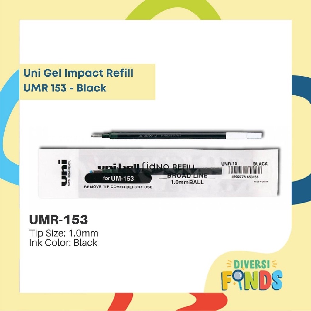 Uni-Ball Uni ball Gel Impact Sign Pen - Retractable (UM-152) or With ...
