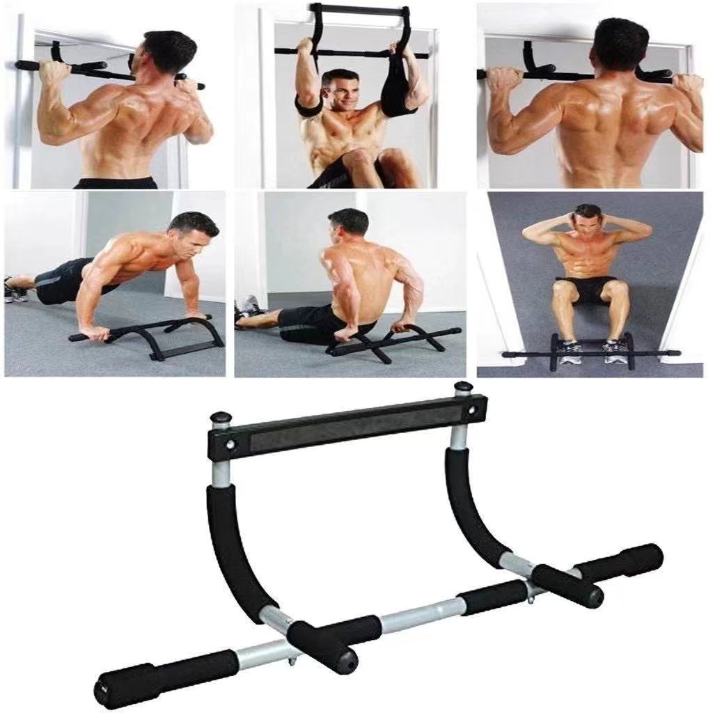 Multi-Functional Iron Gym Total Upper Body Workout Bar Portable Indoor ...