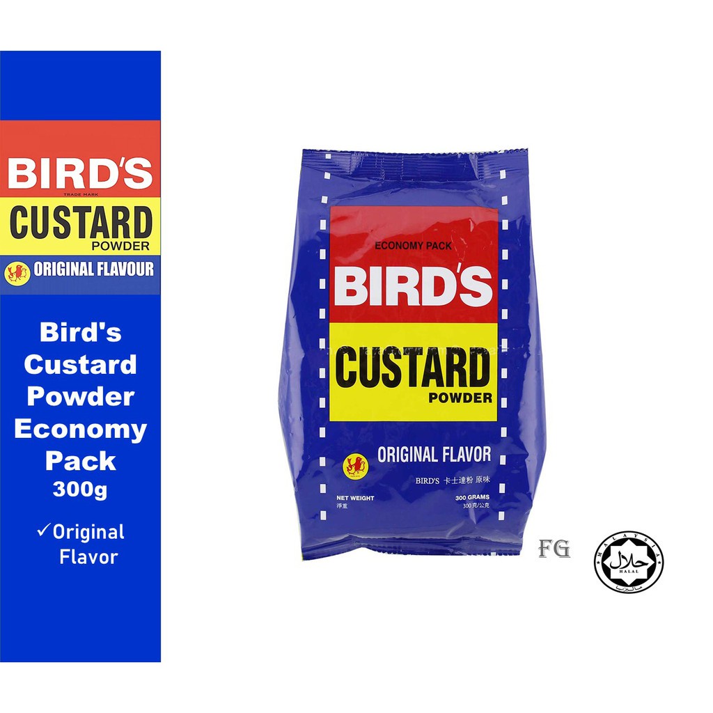 Birds Custard Powder Original Flavor Bird's Custard Kastad Flour 300gr ...