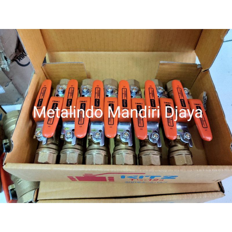 Ball Valve Bronze / Brass Drat 1 1/4" KITZ | Shopee Philippines