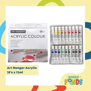 1 SET Art Ranger Paint - WATERCOLOR / ACRYLIC / OIL / GOUACHE - 6, 12 ...