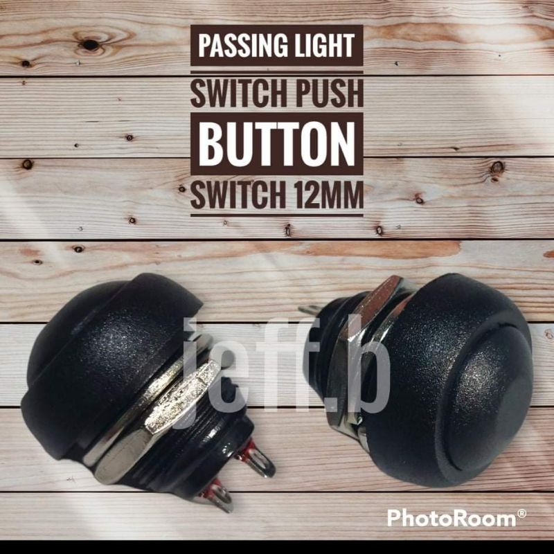1pc Mini Driving Passing Light Switch Momentary Push Button Switch 12mm ...