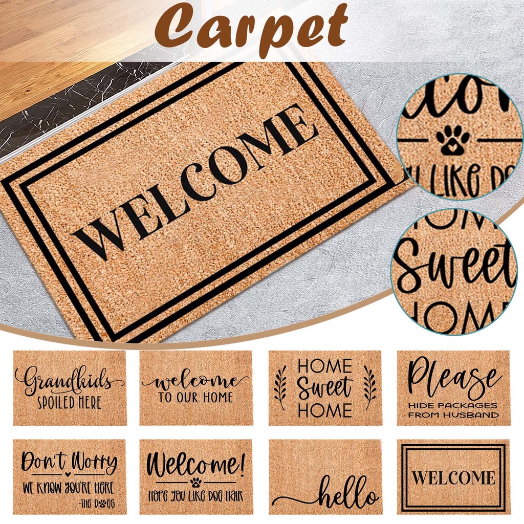 Welcome Mats for Entrance Door Mat Funny Door Mats Outside Entrance ...