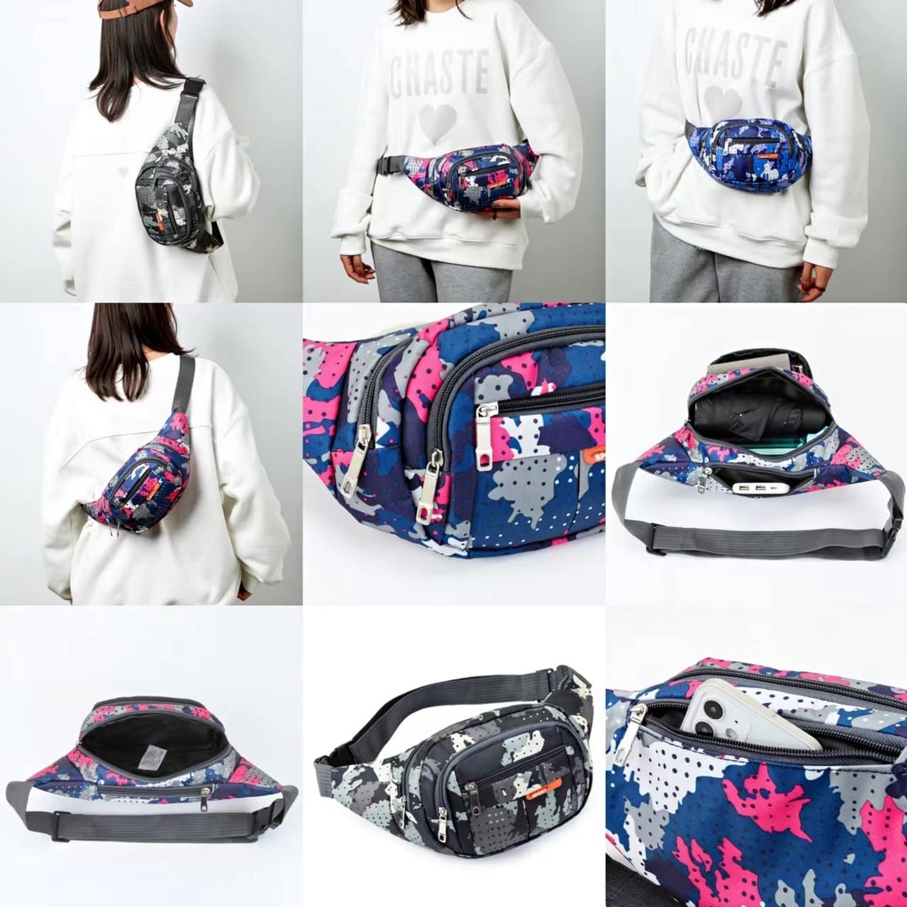 Korean Unisex Tend Fashion Belt&Side Body Bag Shoulder Chest Bags For ...