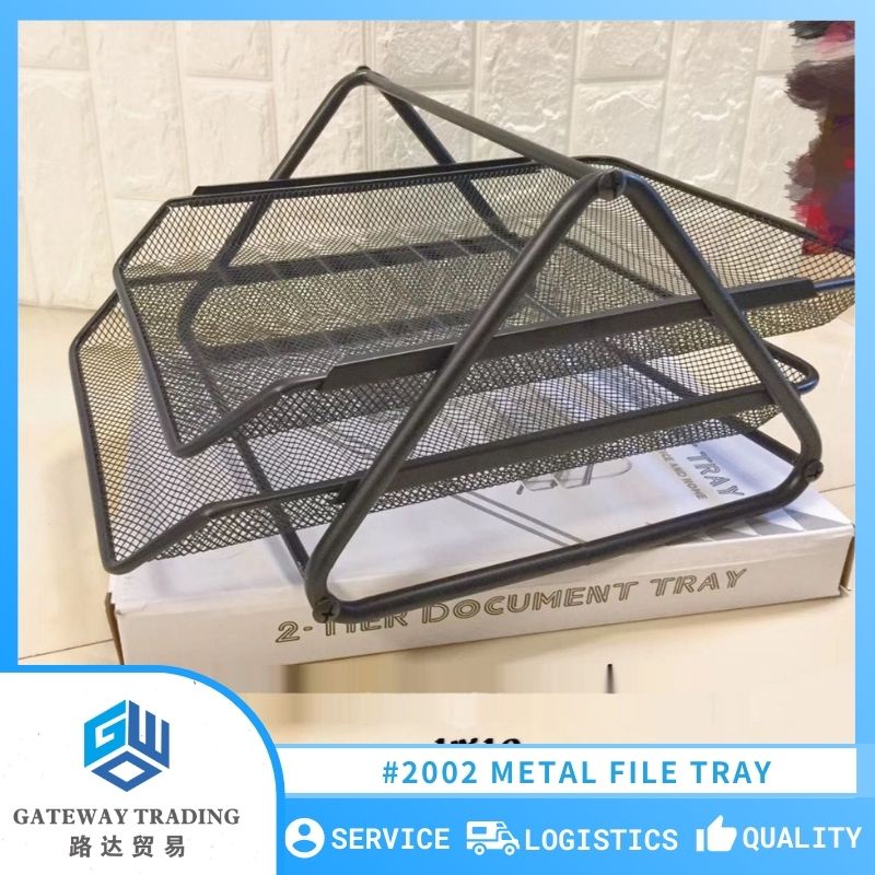 Office Supplies Metal Iron Mesh File Tray File Holder Data Rack Multi ...