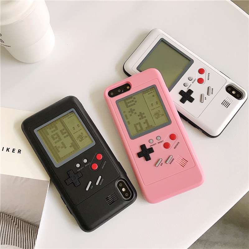 Retro GB Gameboy Tetris Phone Case compatible for iPhone 14 13 12 11 ...