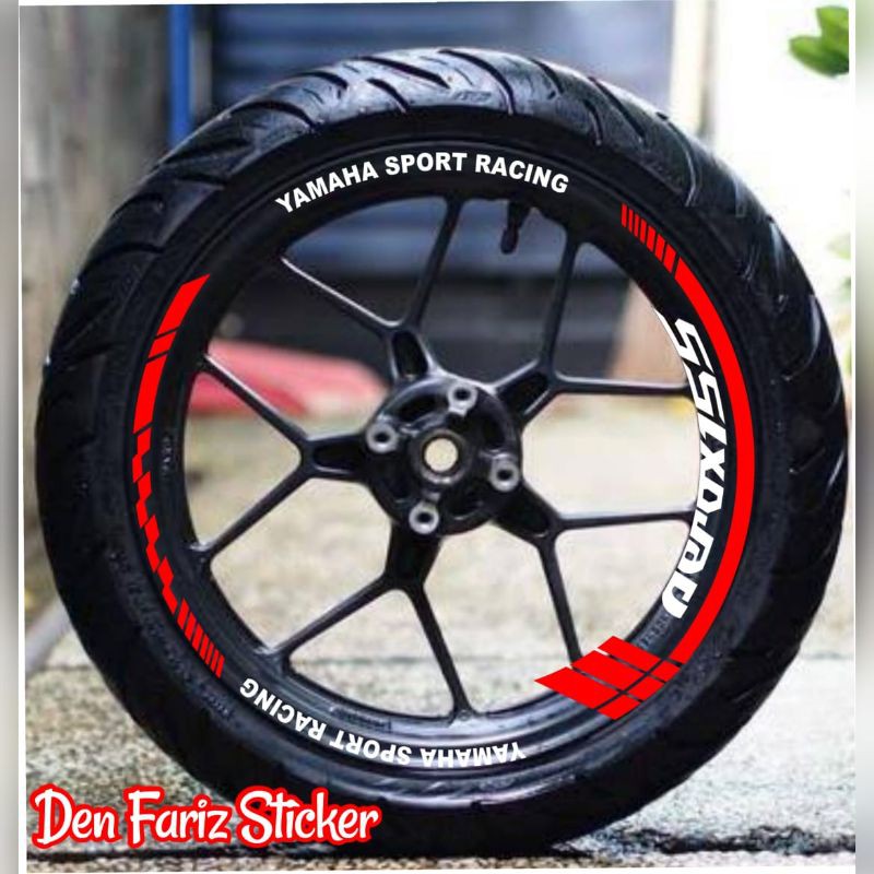 Aerox 155 Lis rim stickers List Vleg Rim stickers One set of yamaha ...